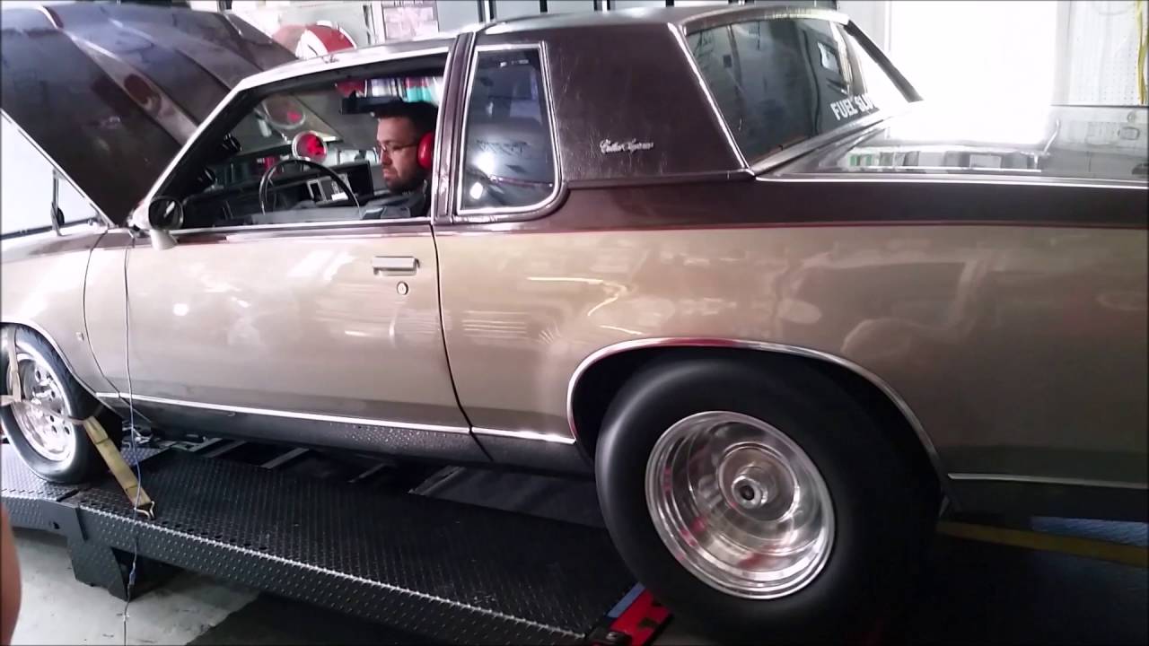 Turbo 4.8 ls Cutlass 19 psi Dyno runs - YouTube