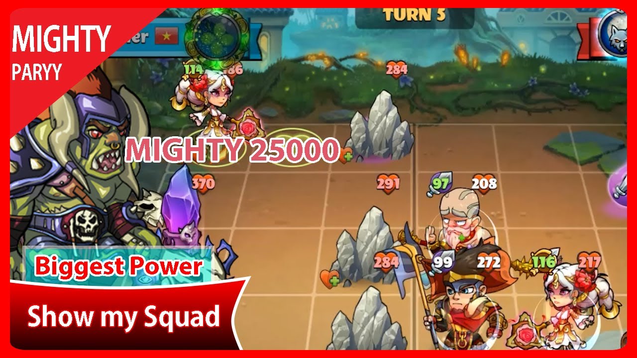 Today I show the biggest power of My might in Mighty Party - YouTube