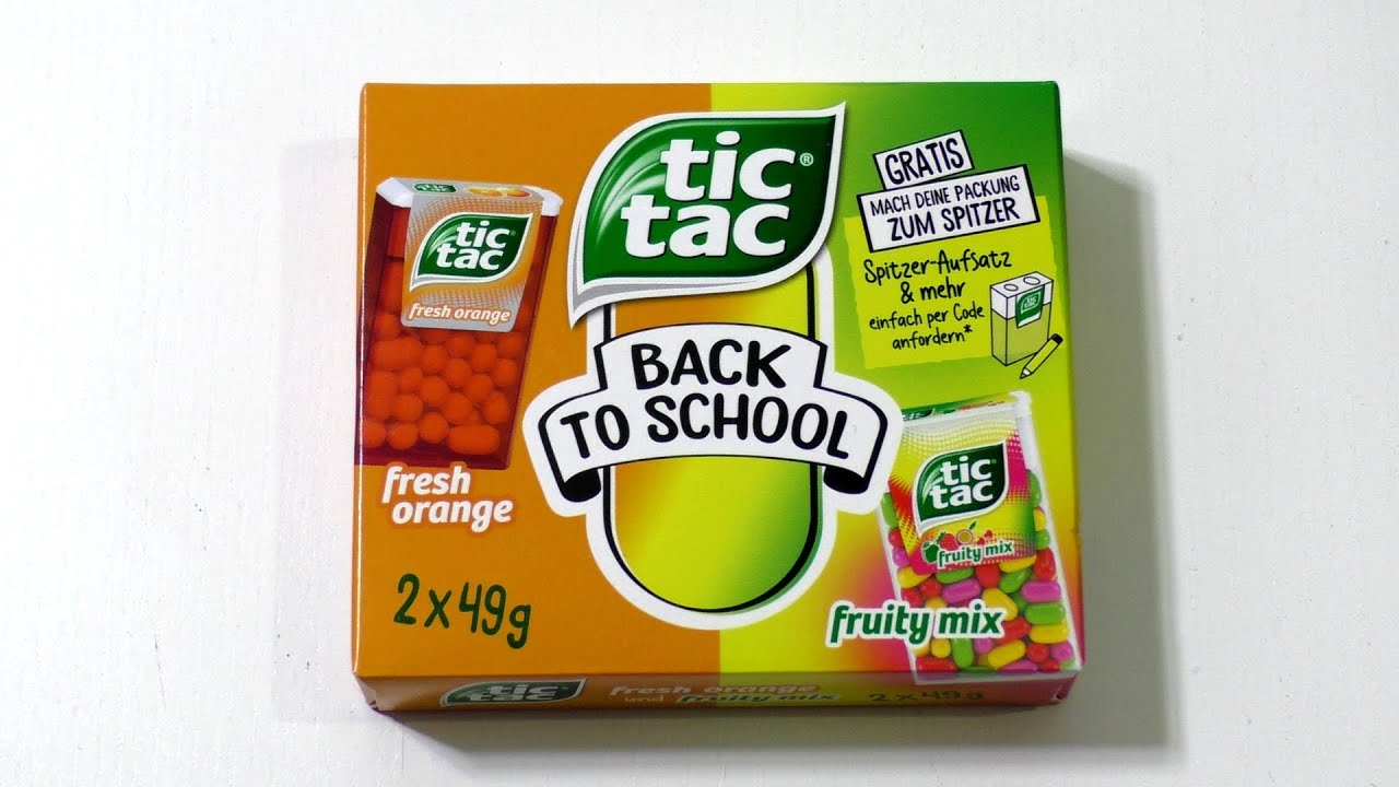 tic tac - back to school box - YouTube