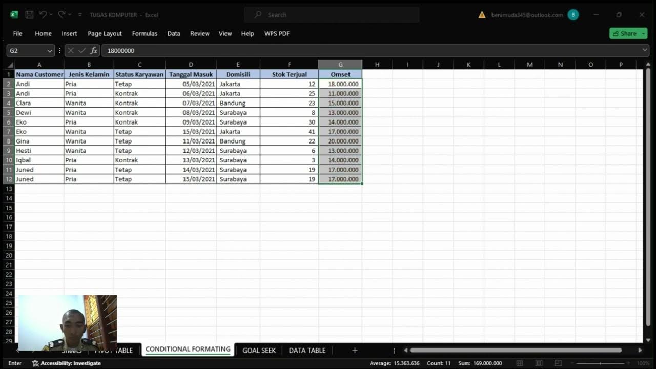 CONDITIONAL FORMATING - YouTube
