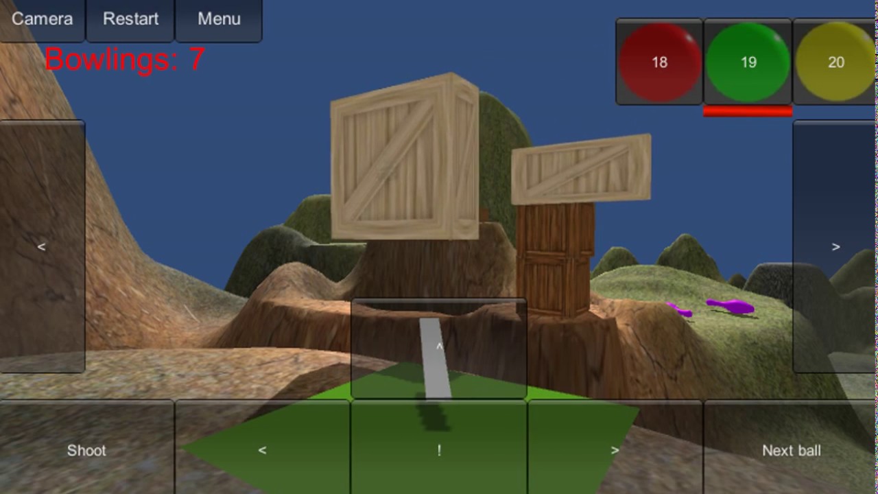 Space bowling - Android game - YouTube