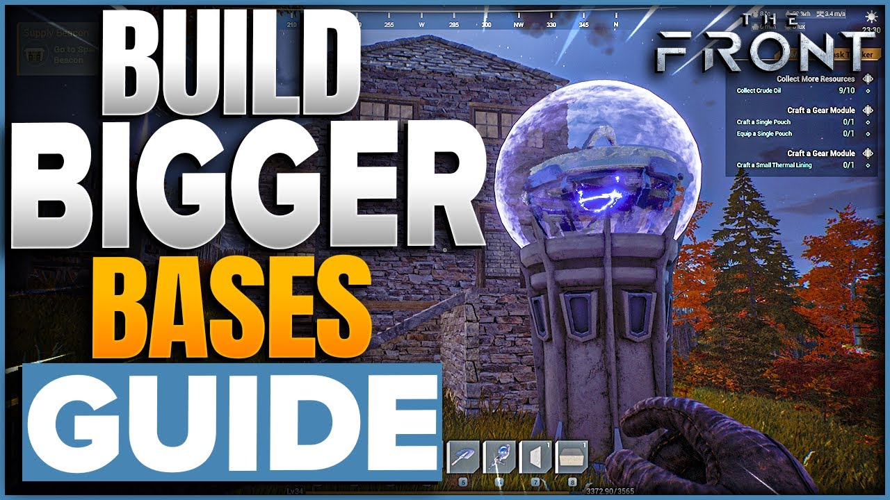 How To Increase Base Influence Radius In The Front - Build Bigger Bases ...