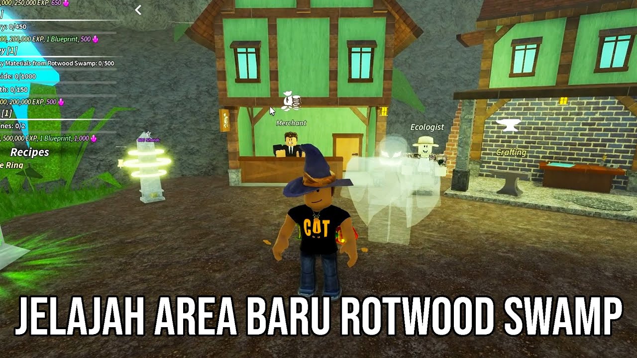 Jelajah Area Baru Rotwood Swamp - Roblox: Prospecting! - YouTube