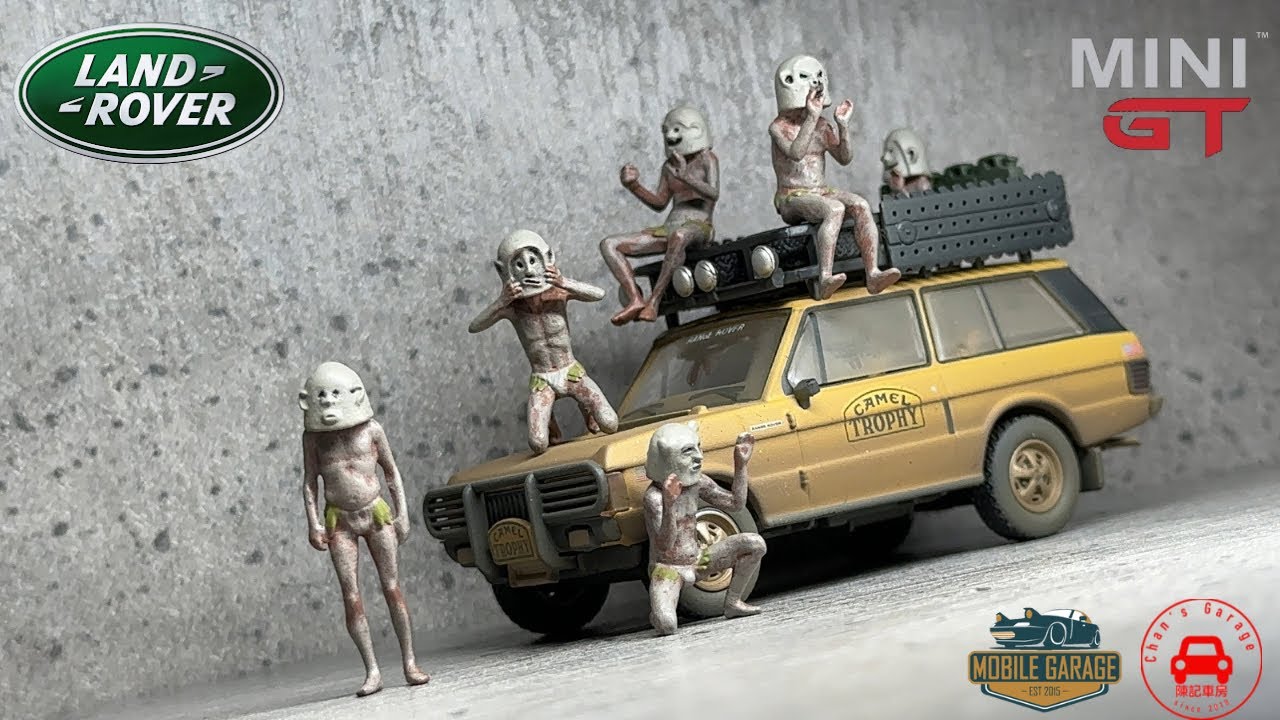 2023 1/64 MiniGT Land Rover Range Rover 1982 Camel Trophy Papua New ...