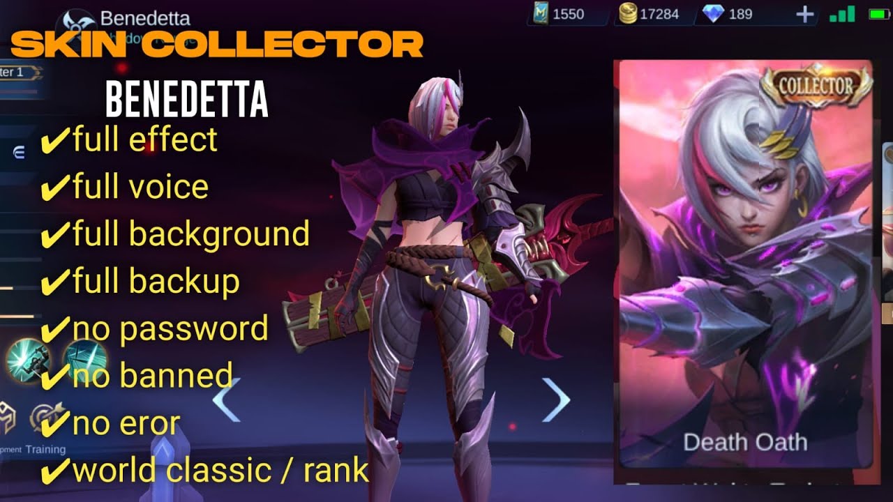 Skin Benedetta collector (no password) - YouTube