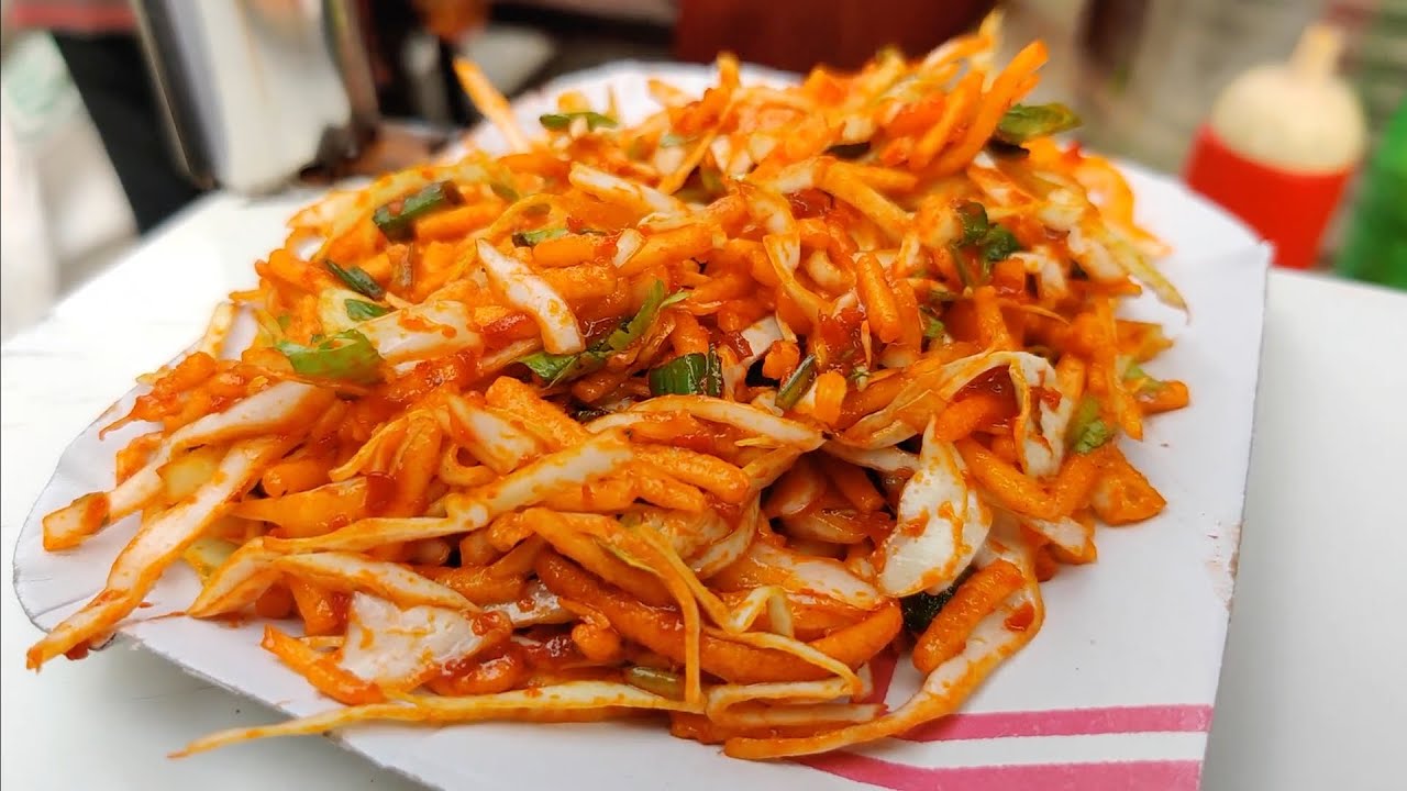 Famous Chinese Bhel of Surat | Roadside Snack | Indian Street Food ...