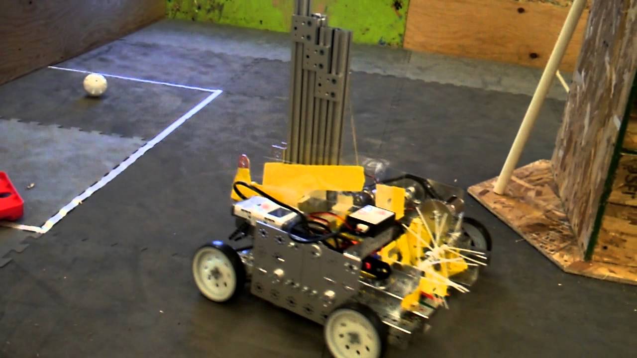 Circuit Breakers get teleop program working for their bot. - YouTube