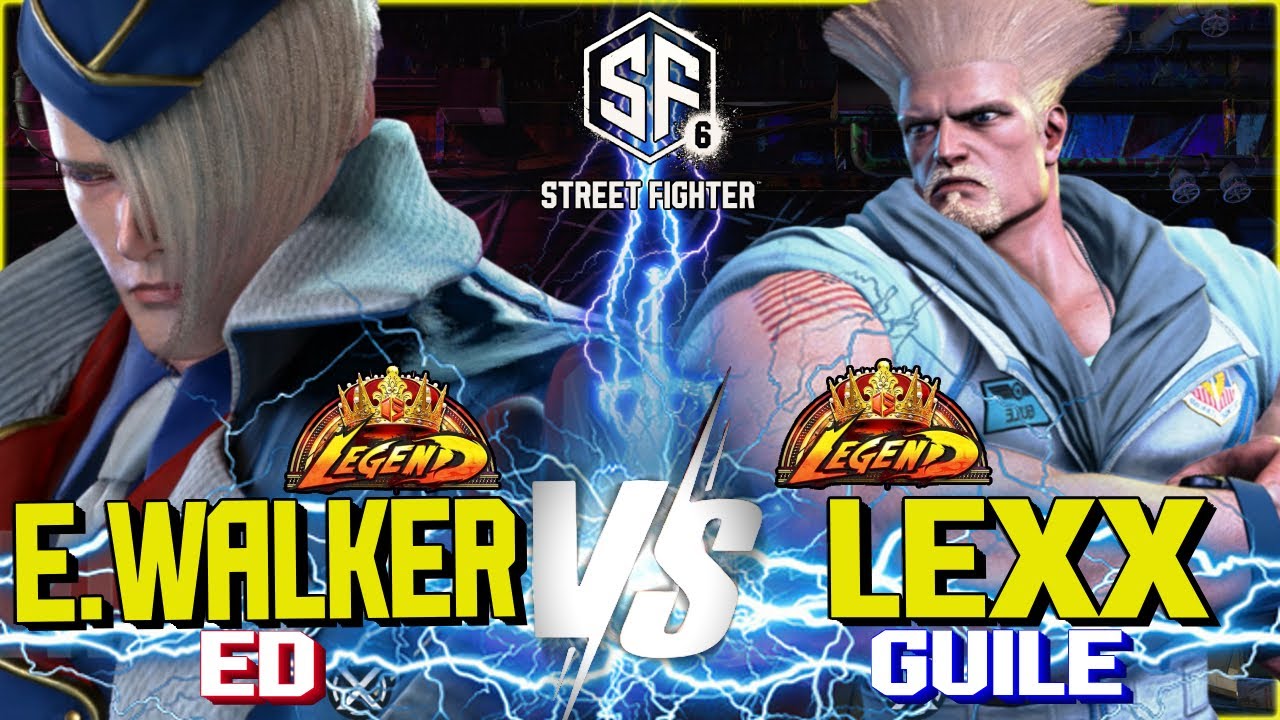 SF6 ENDINGWALKER (ED) vs LEXX (Guile) Street Fighter 6 High Level ...
