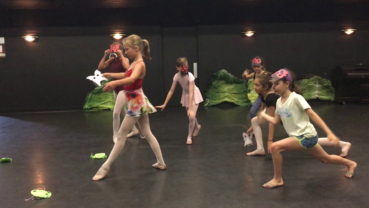Farm to Ballet Campers work on the Ladybug dance - YouTube