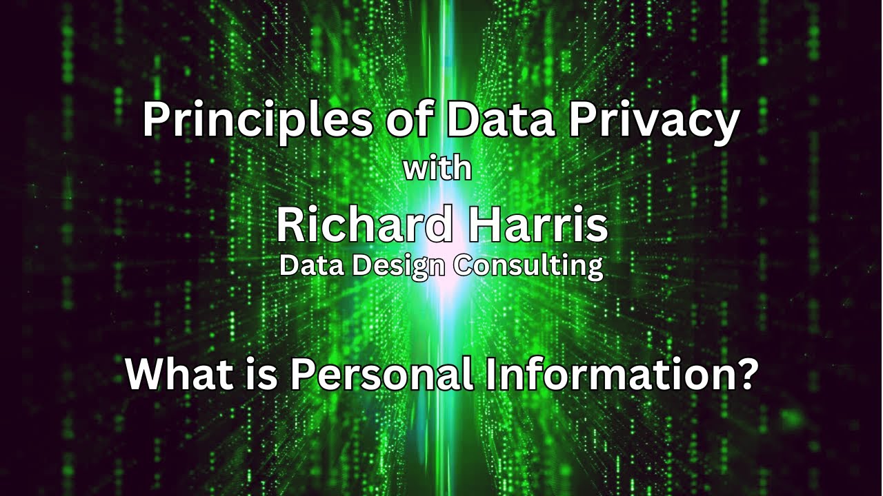 How do we define "Personal Data" - YouTube
