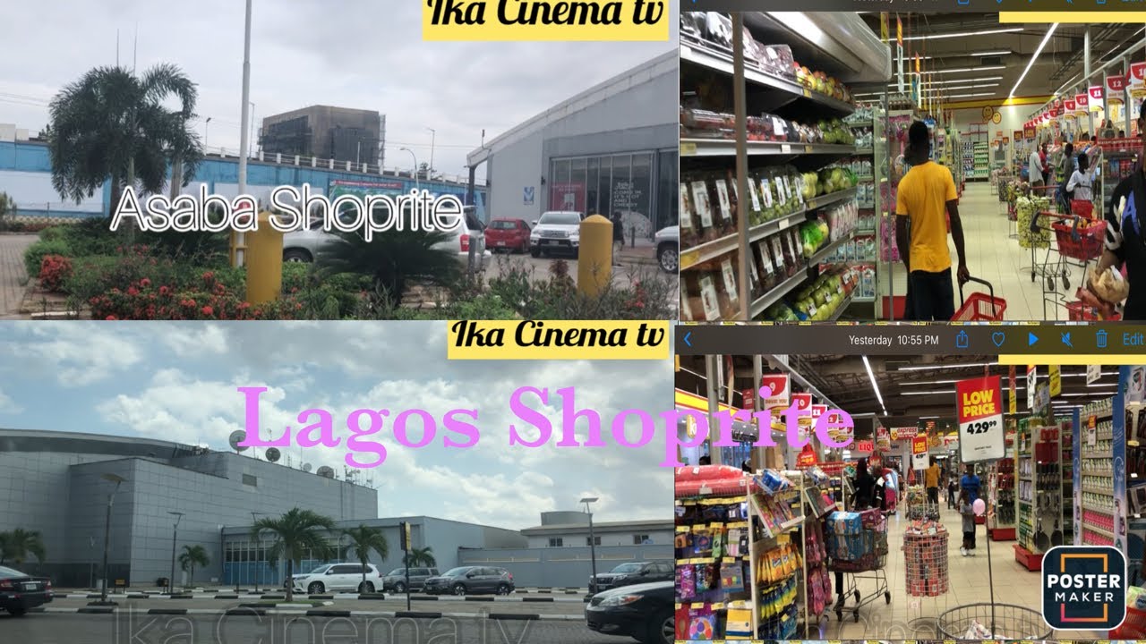 Lagos Shoprite vs Asaba Shoprite which is more beautiful - YouTube