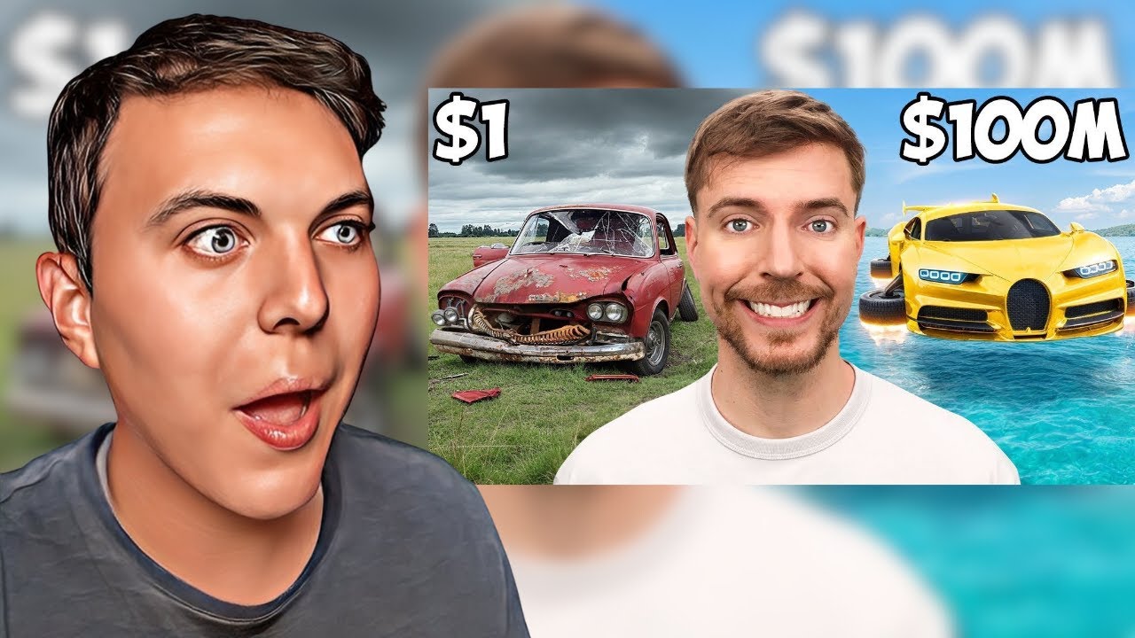 MrBeast Shows Off The Most Expensive Cars! - YouTube