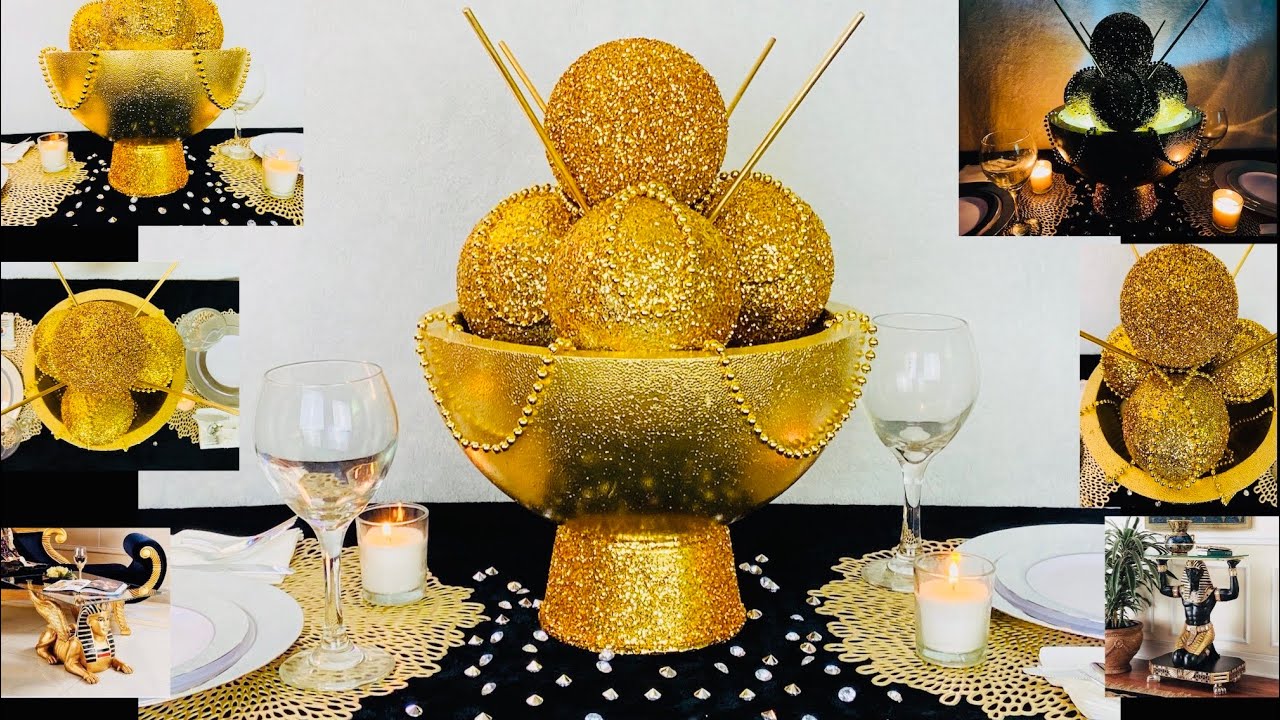 DIY Greek Mythology Glamorous Gold Iron Appearance LED Table ...