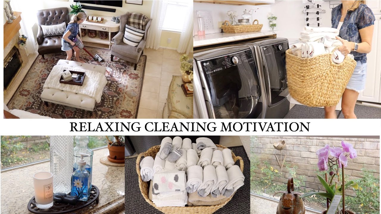 RELAXING CLEAN WITH ME | CLEANING MOTIVATION | EVERYDAY CLEANING - YouTube