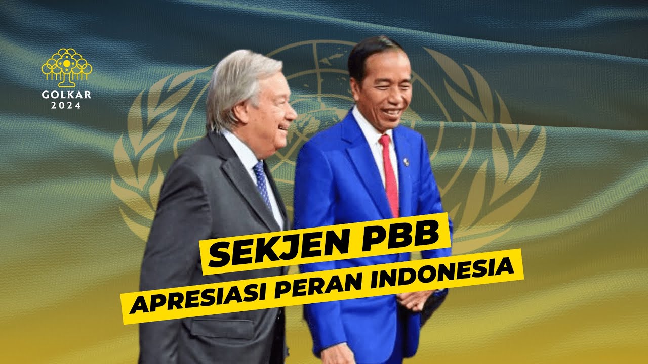 SEKJEN PBB: “PERAN INDONESIA JADI UNSUR TERCAPAI PERDAMAIAN” - YouTube