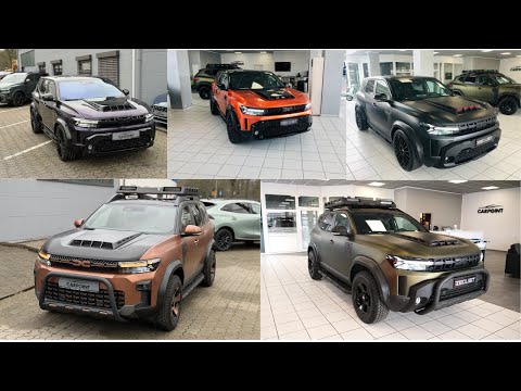 DACIA DUSTER REDUST SPORT Colors  Matched Body Kit and Exhaust Sound #dacia #daciaduster #redust