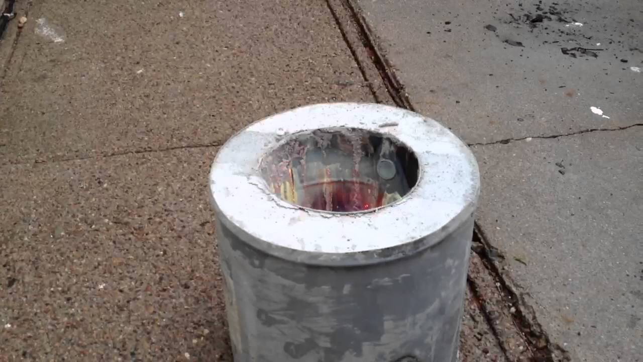 Aluminum foundry 5 gal furnace burner test - YouTube
