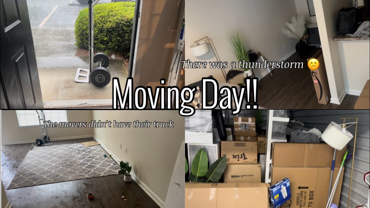 Moving Vlog #4 | ITS MOVING DAY!! | Trials and Tribulations - YouTube