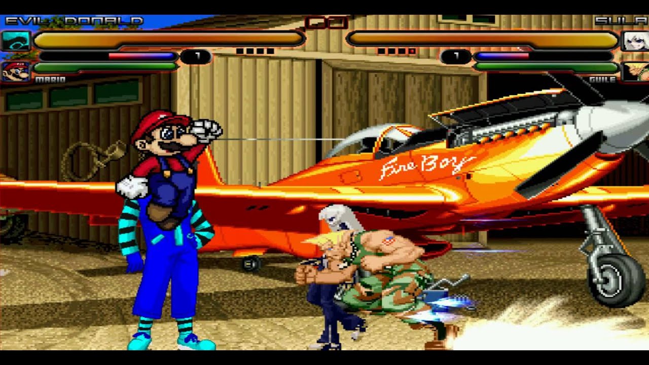BM1467 Mugen Team Super Mario vs Team Guile (60 fps Test) - YouTube