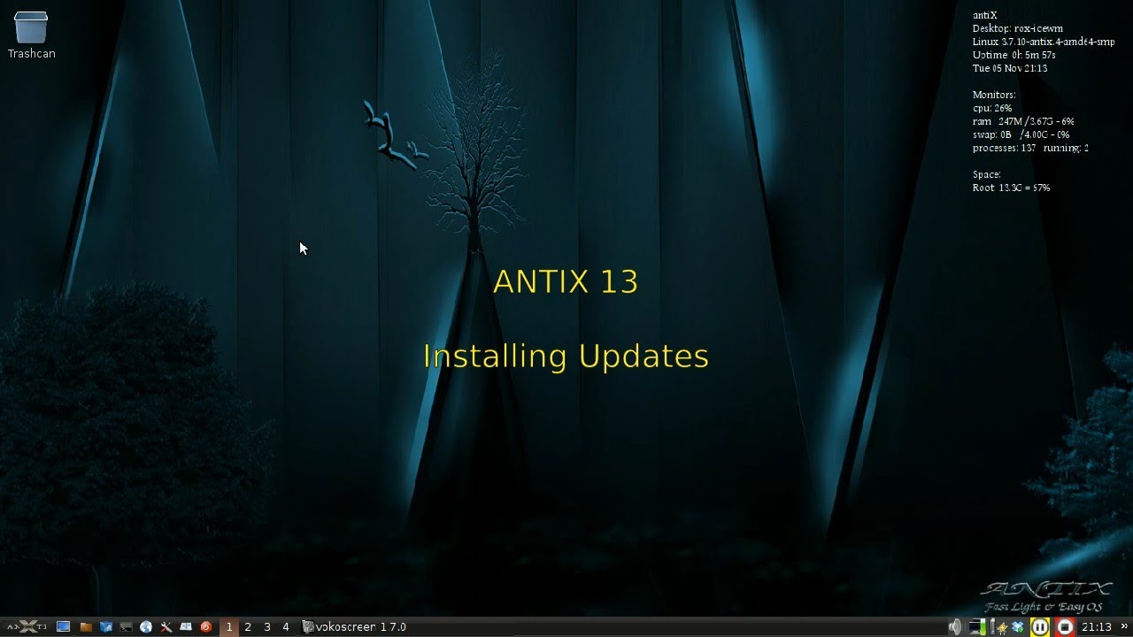 Antix 13 - How to Install Updates - YouTube