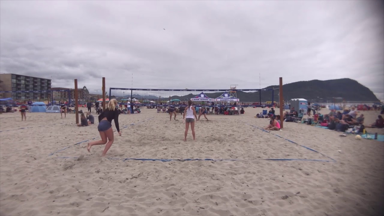 Samaya Morin, Class of 2021- Match 4 - AVP First U17 2019 - Seaside, OR ...