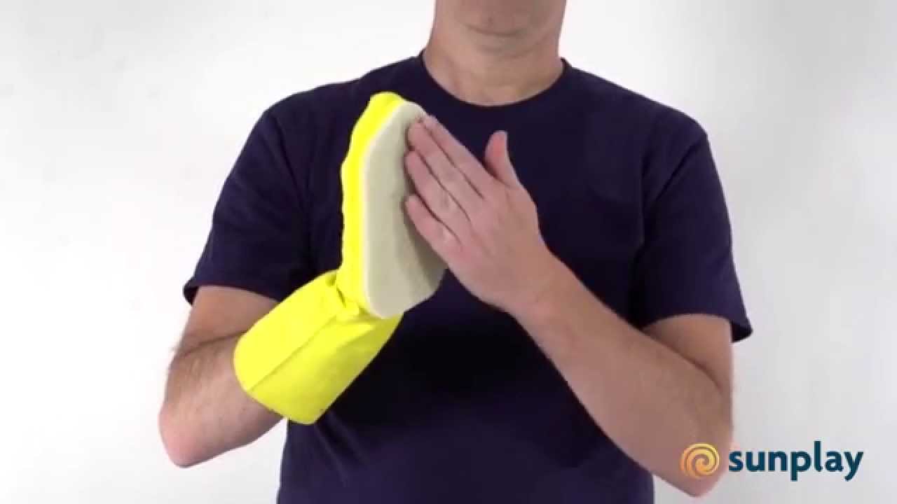 Ultra Mitt - Pool / Spa Scum Line Cleaner - YouTube