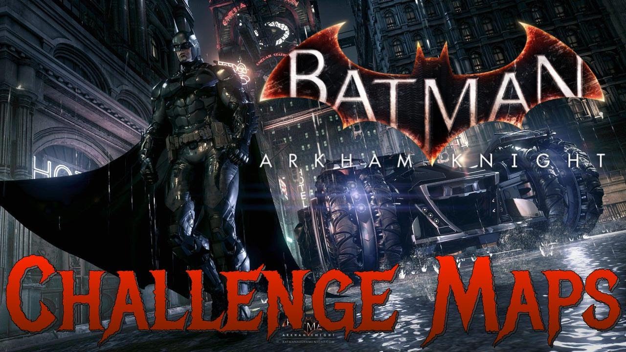 Arkham Knight Challenge Maps - YouTube