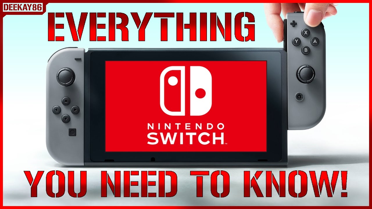 NINTENDO SWITCH | EVERYTHING YOU NEED TO KNOW! (Nintendo NX Reveal ...