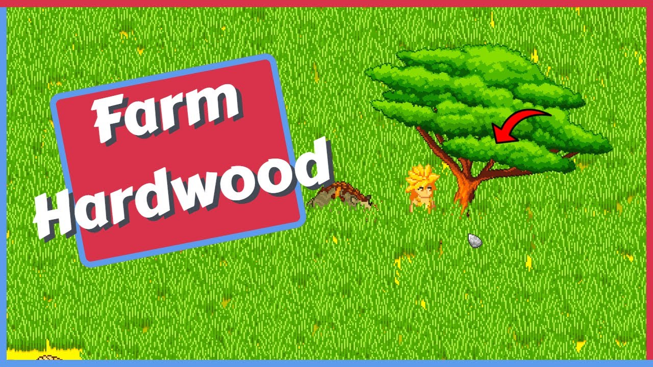 How to Farm Hardwood in Roots of Pacha - YouTube