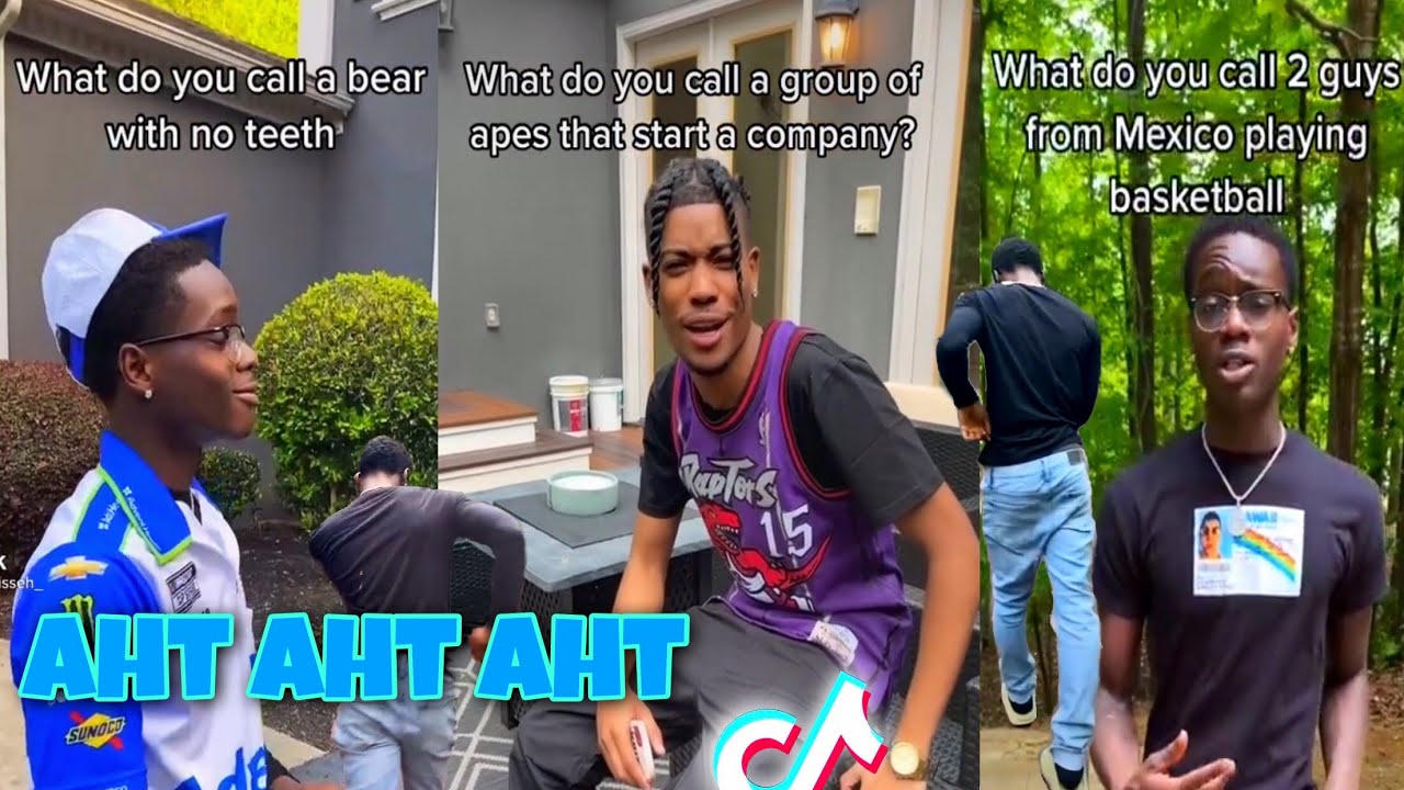 TikTok Aht Aht Aht Joke | Dad Jokes Aht Aht Aht 👨🏾‍🦳😭 - YouTube