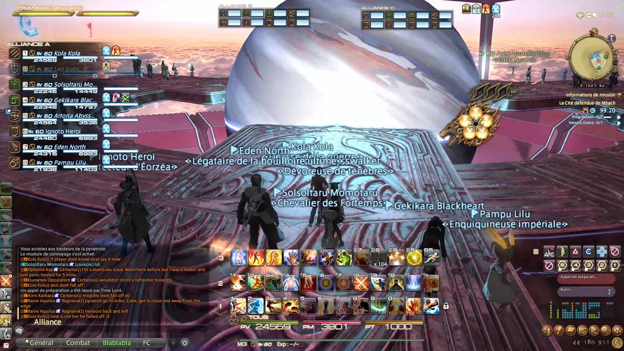 Final Fantasy XIV : Ozma raid wip % - YouTube