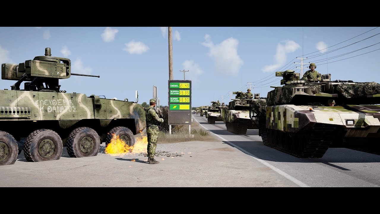ArmA 3 - AAF Armoured Cavalry - YouTube