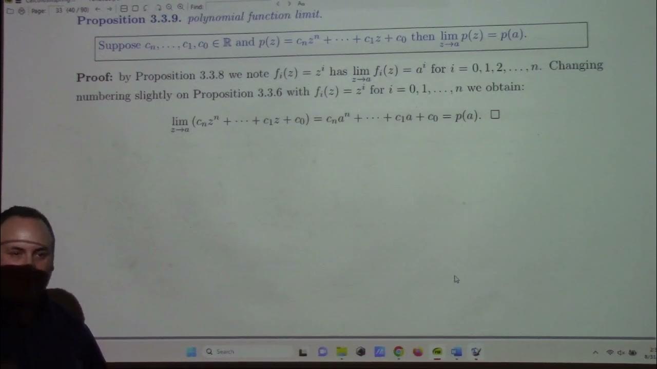 Complex: real diff., Jacobian, partial derivatives, cont. differentiability, 8-31-23 part 1 ...