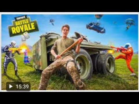 Fortnite in real life!!!! - YouTube