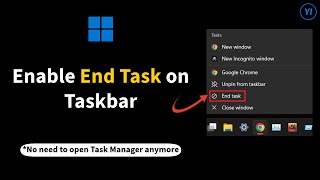 How To Enable End Task In Windows 11 Taskbar Guru Desks Mp3 & Mp4 ...