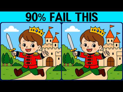 [Spot the Difference Brain Training] Can you spot all the slightly tricky differences?