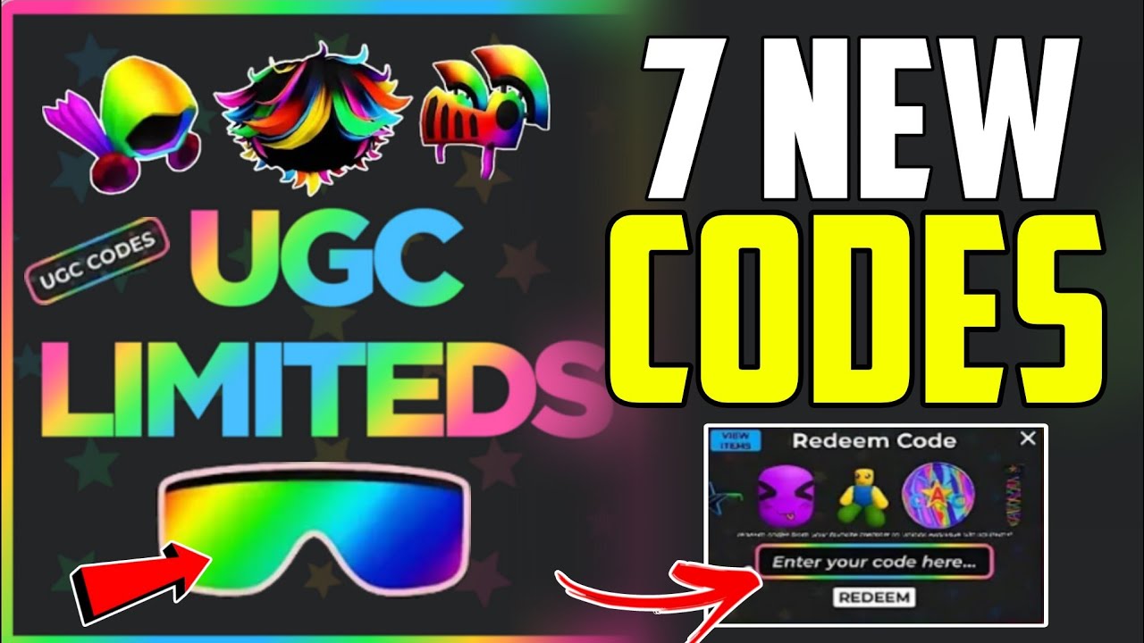 🔥UGC LIMITED CODES JULY 2024 | ROBLOX UGC LIMITED CODES 2024 | REDEEM ...