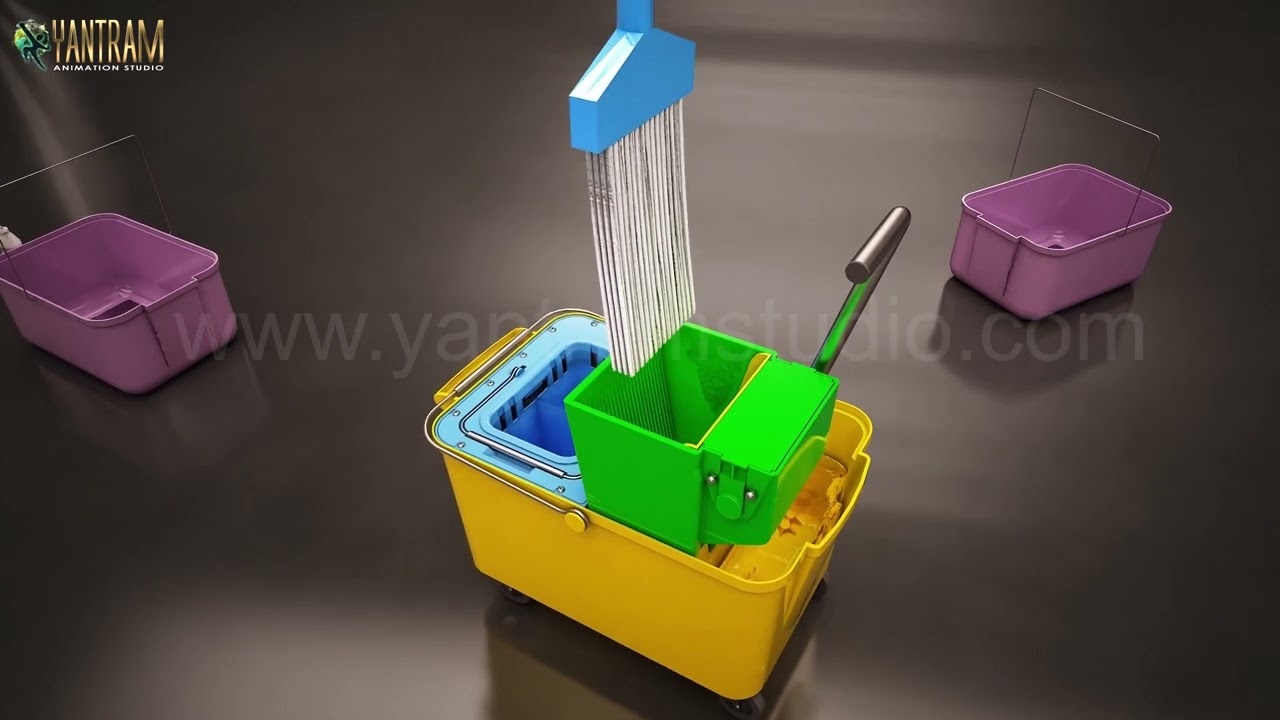 3d product modeling and animation | video Promotion of Advance mop ...