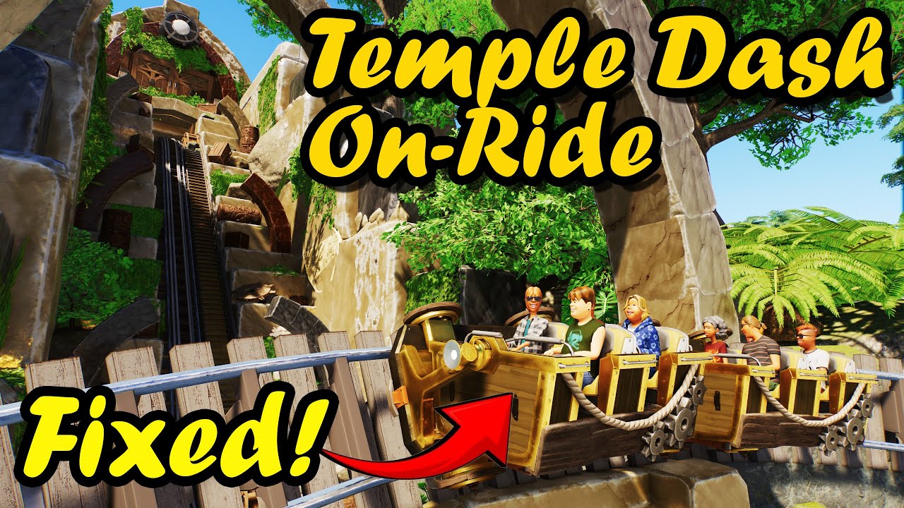 Temple Dash: Full POV | Planet Coaster 2 - YouTube