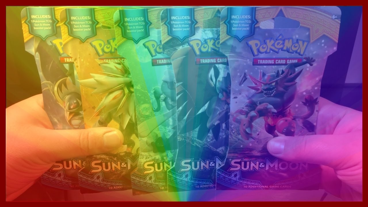 The Search For A Rainbow Rare Pokemon Sun And Moon Tcg Opening Youtube