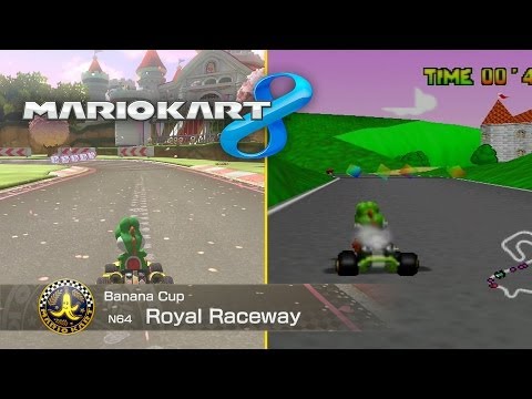 Royal Raceway Track Comparison - Mario Kart Gameplay - YouTube