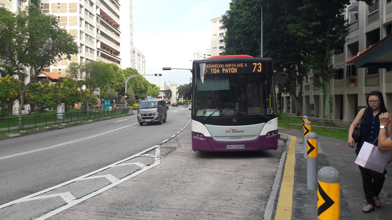 SBS Transit Bus Service 73, SBS8755D (Free Ride) - YouTube