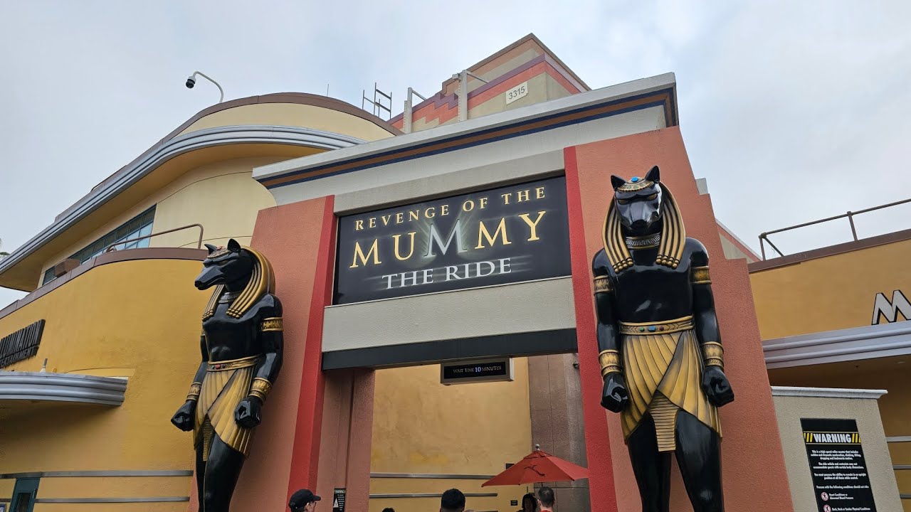 Revenge of the Mummy: The Ride Universal Studios Hollywood - YouTube