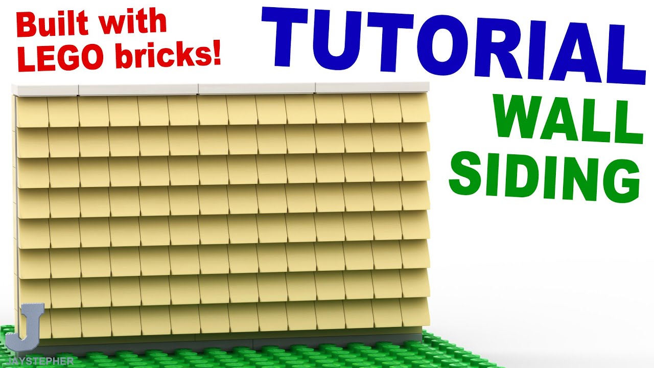 How to Add Siding to a LEGO Wall Tutorial - YouTube