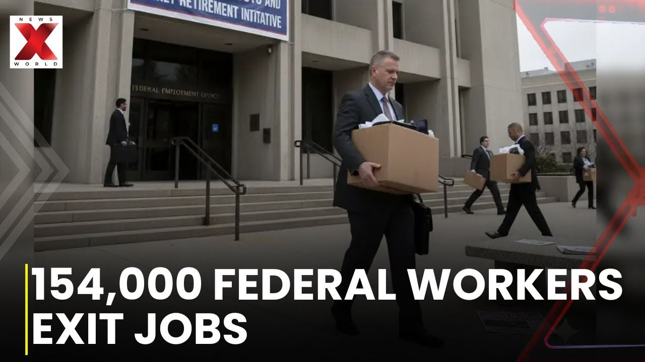 Over 154,000 U.S. Federal Employees Exit in Historic Buyout | NewsX ...