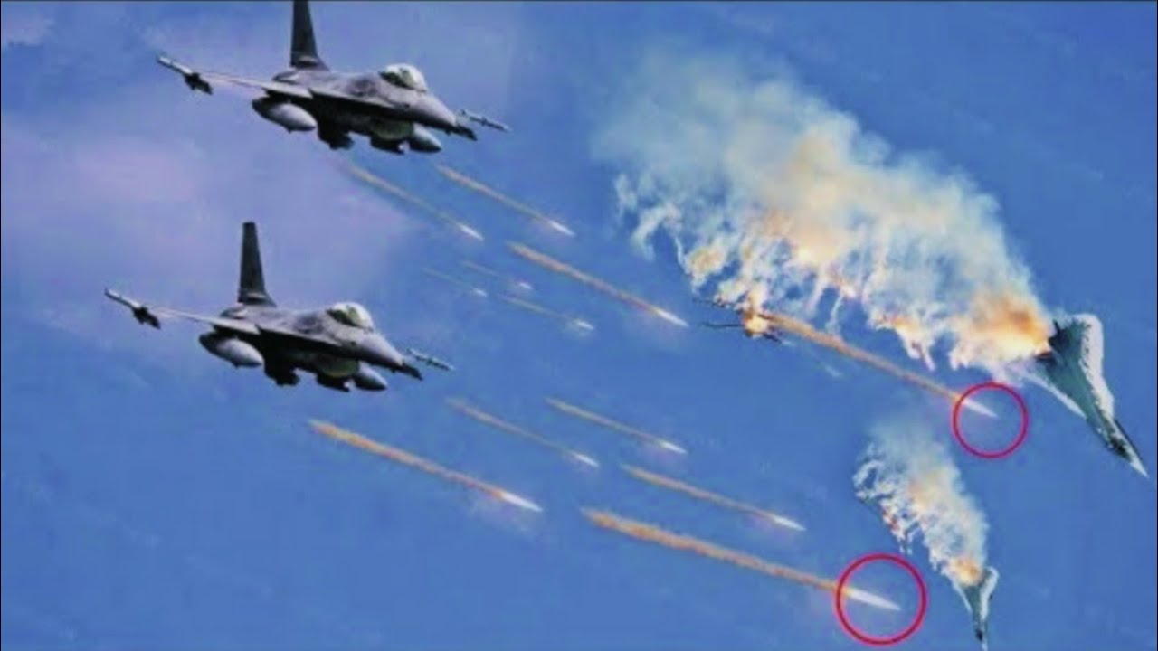 The World is Shocked! US F-16 Fighter Jet Shoots Down Advanced Russian ...