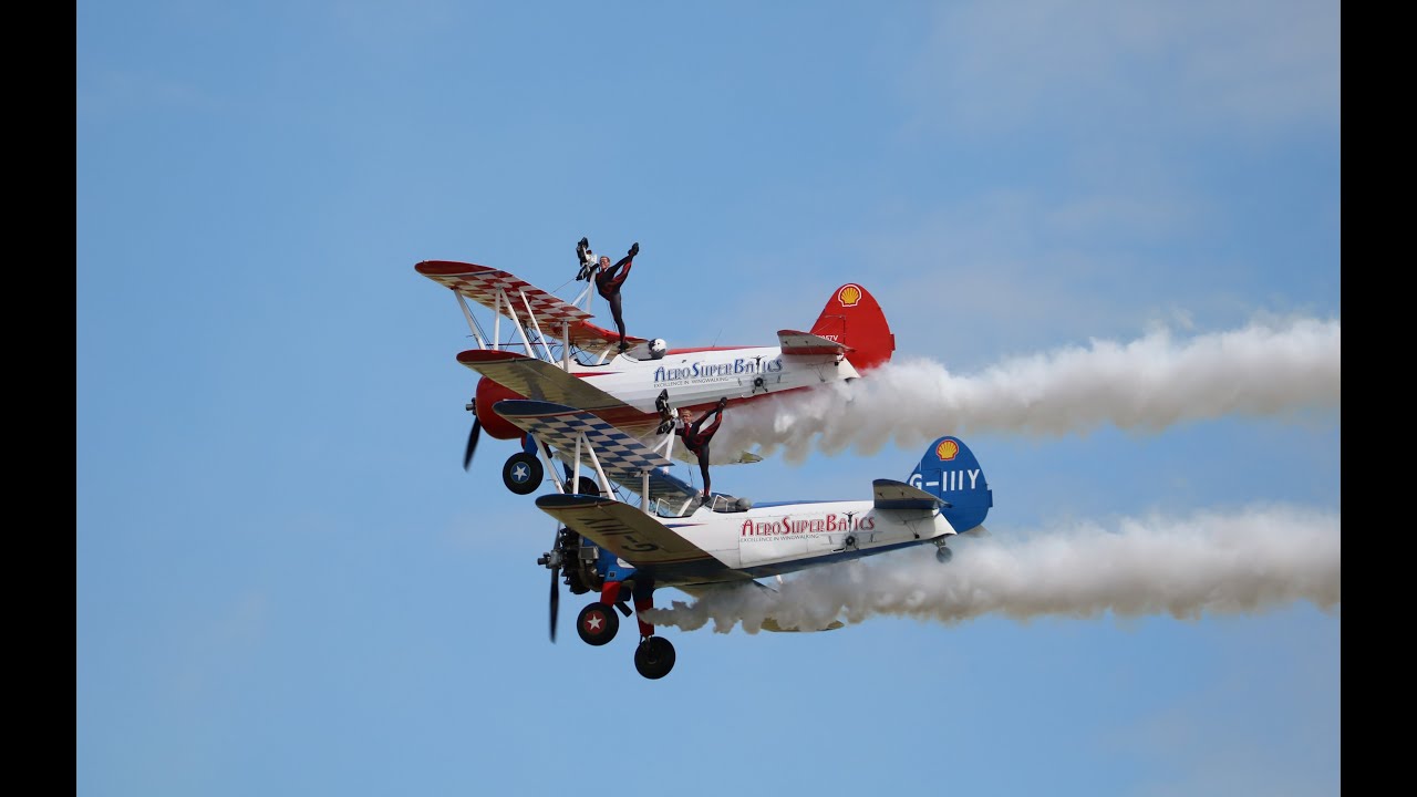 Duxford Summer Air Show June 2023, Hawker Hurricane & Wing walking ...