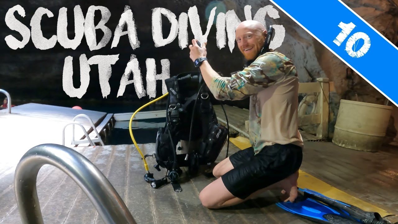 HOT SPRING SCUBA DIVE - Finding a Skeleton While Diving the Midway ...
