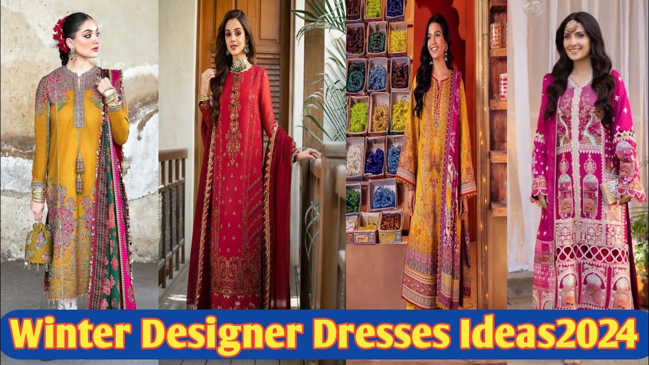Winter Designer Dresses Idea2024/Party Wear Pakistani Actresses Dress Designs(@HRFashionKiDuniya ...