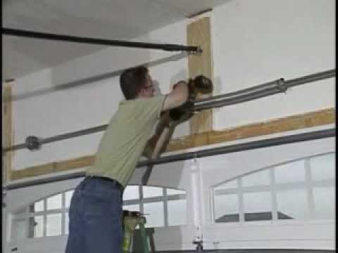 Z. Installation of Garage Torsion Springs - Part 2 - YouTube